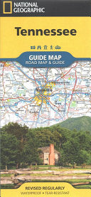 National Geographic Guide Map Tennessee