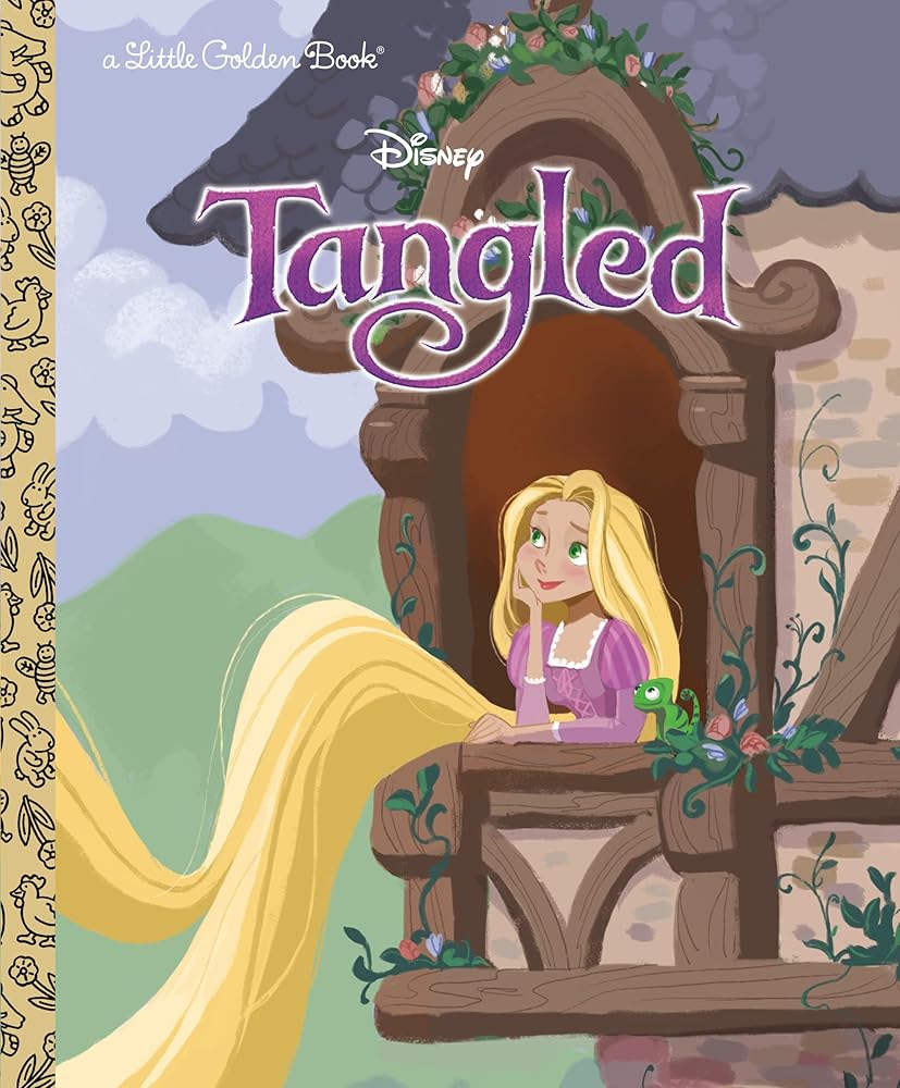 Tangled (Disney Tangled) (Little Golden Book) by Ben Smiley, Victoria