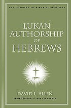Lukan Authorship of Hebrews